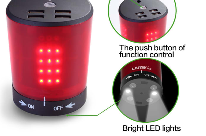 Multifunction Energy Warning Lights 5 in 1 | Indiegogo