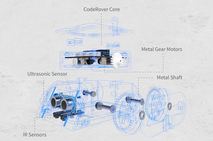 CodeRover: build-it-yourself robot platform | Indiegogo