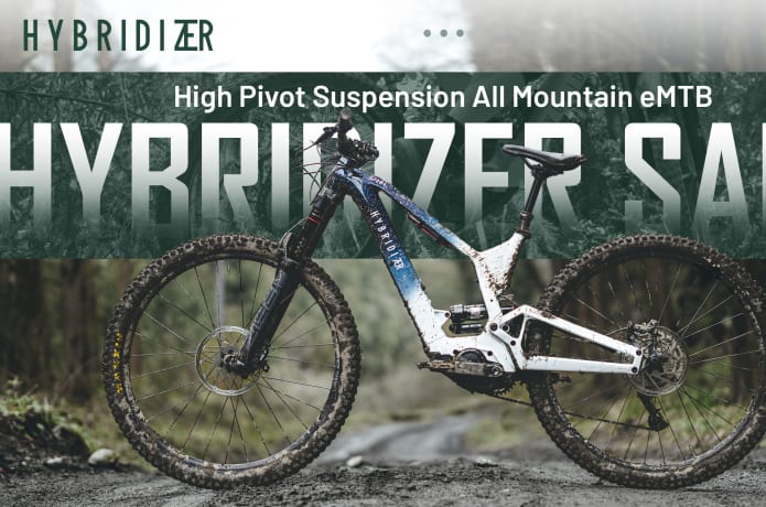 Hybridizer SANN High Pivot Suspension eMTB | Indiegogo