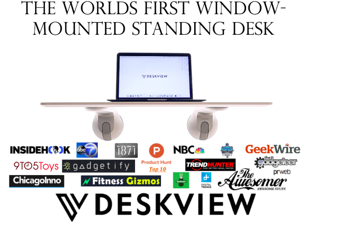 DeskView: The First Window-Mounted Standing Desk | Indiegogo