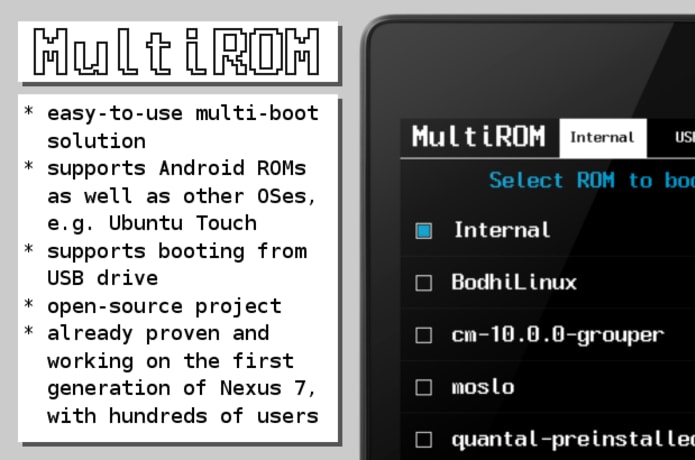 MultiROM for Nexus 7 2013 | Indiegogo