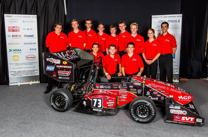 Carbon Composite Monocoque for McGill Racing Team's Formula SAE ...