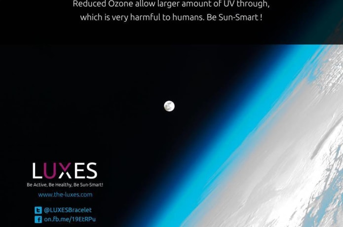 LUXES Bracelet - Sunscreen Reminder for Active Individuals. | Indiegogo