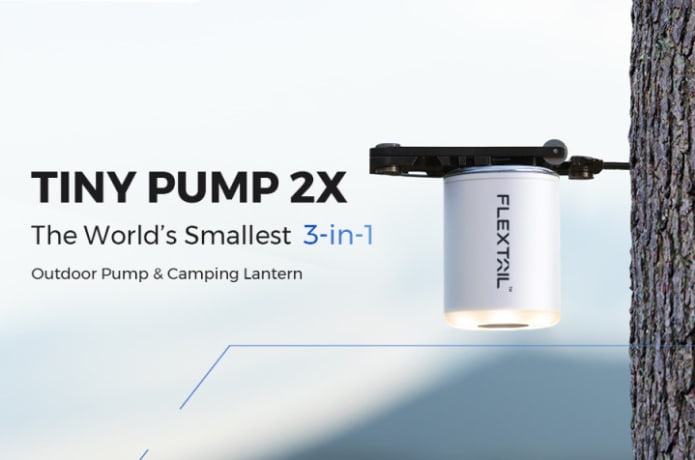 TINY PUMP 2X: Ultimate 3-in-1 Mini Outdoor Pump | Indiegogo