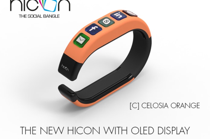 Hicon is all your social networks, made wearable! | Indiegogo
