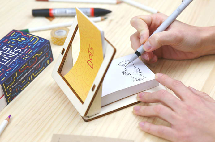 Dots & Lines - a Brain Boosting Puzzle Flip Book | Indiegogo