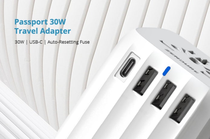 Passport 30W All-in-One Travel Adapter | Indiegogo