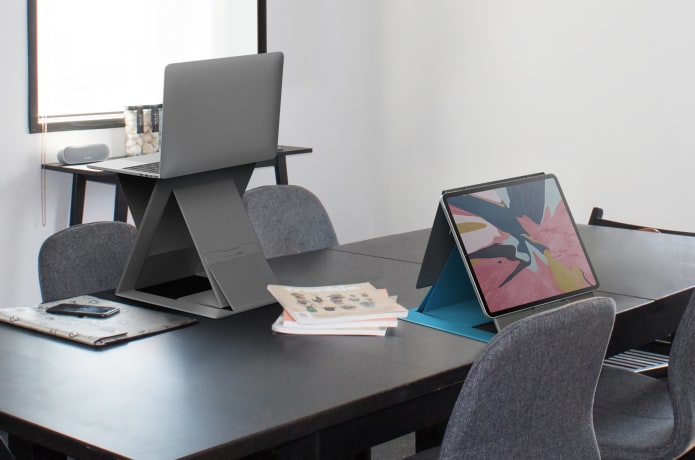 MOFT Z: The 4-in-1 invisible sit-stand laptop desk | Indiegogo