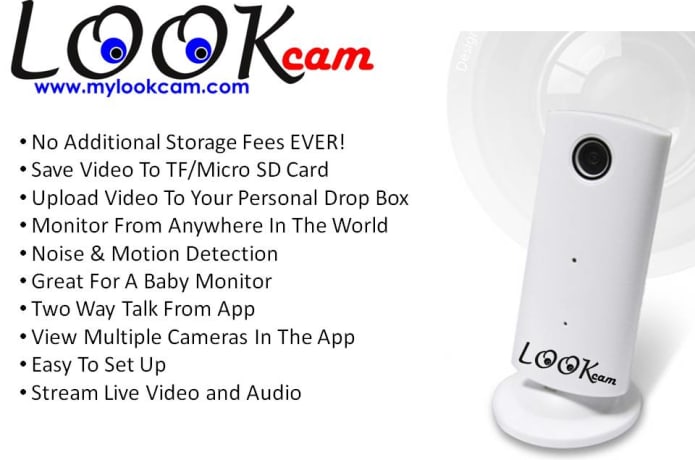 LOOKcam WIFI Security Camera - No Storage Fees! | Indiegogo