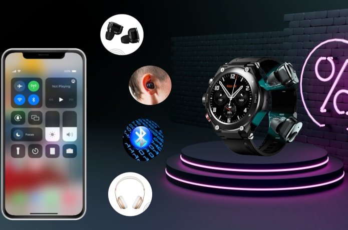 KT3 Smart Buds-World first 3 in 1 Smartwatch | Indiegogo