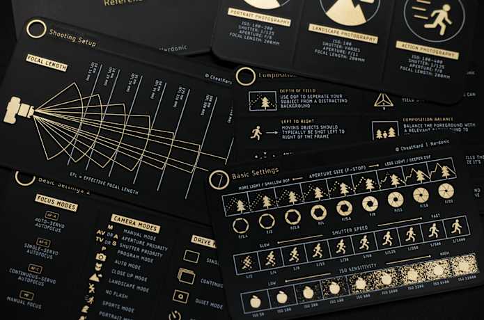 CheatKard - Photography Reference Cards | Indiegogo